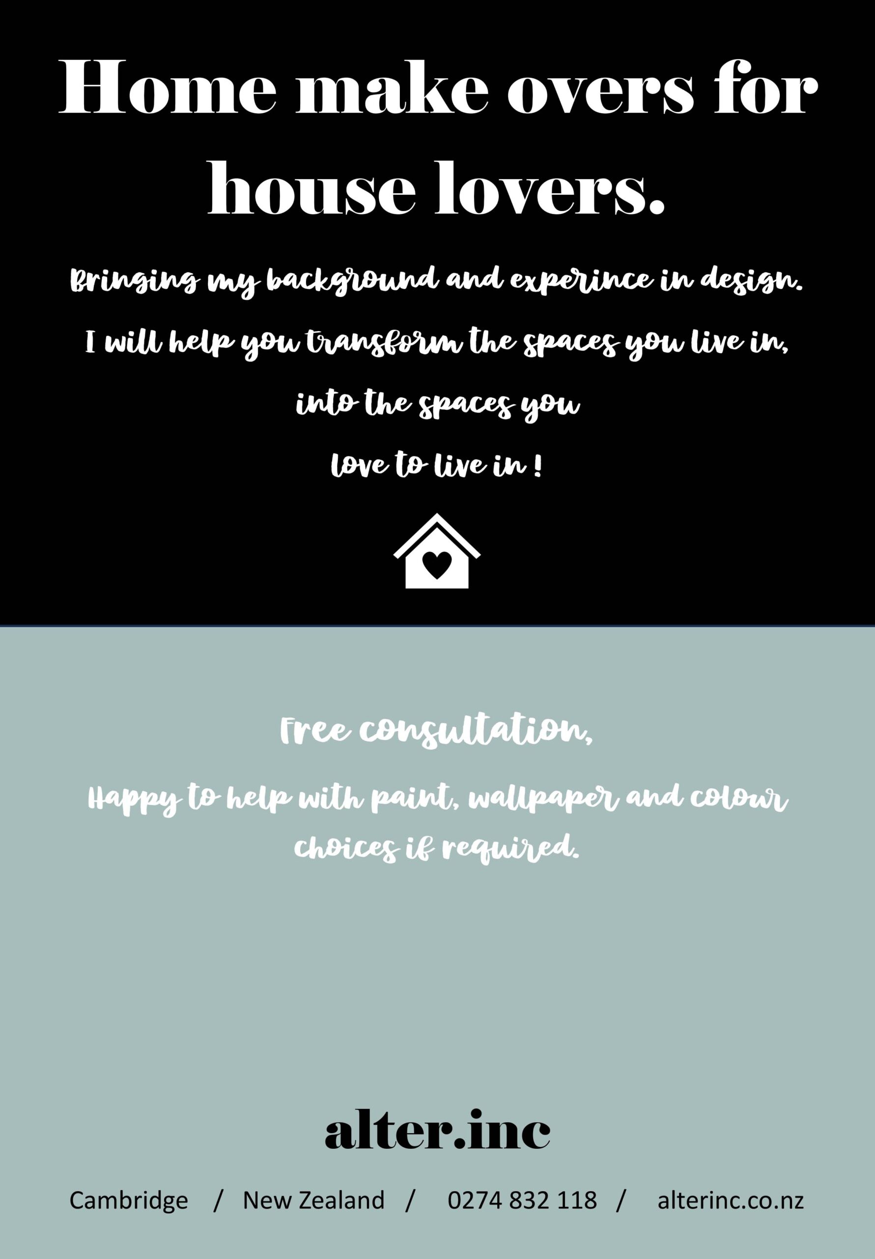 alter.inc - Room make overs